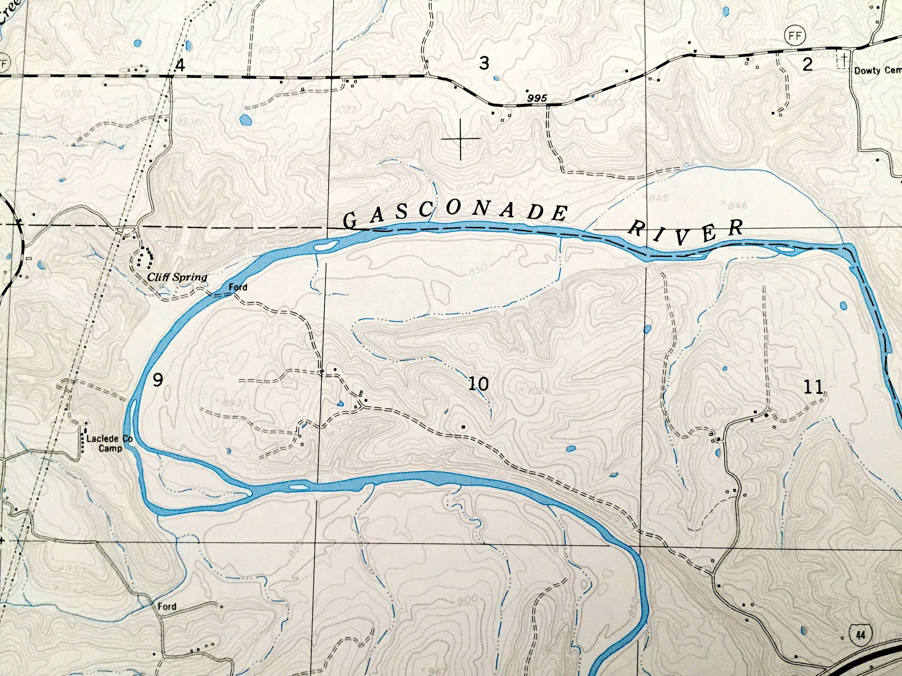 Gasconade River Map