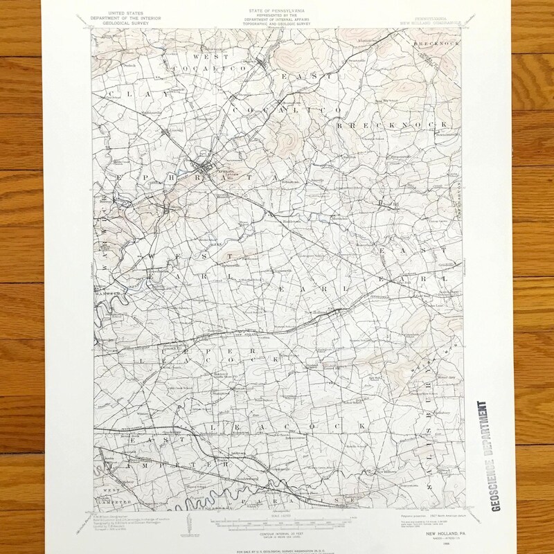 Clay Trails Map - Etsy
