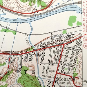 Antique Ilion, New York 1943 US Geological Survey Topographic Map ...
