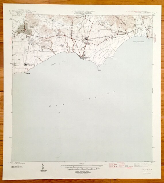 Mapa De Guayama Puerto Rico