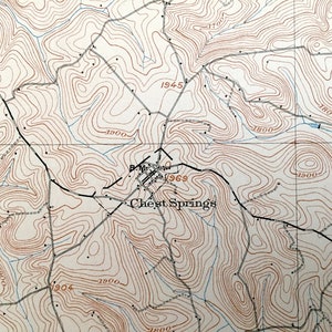 Antique Patton, Pennsylvania 1904 US Geological Survey Topographic Map ...