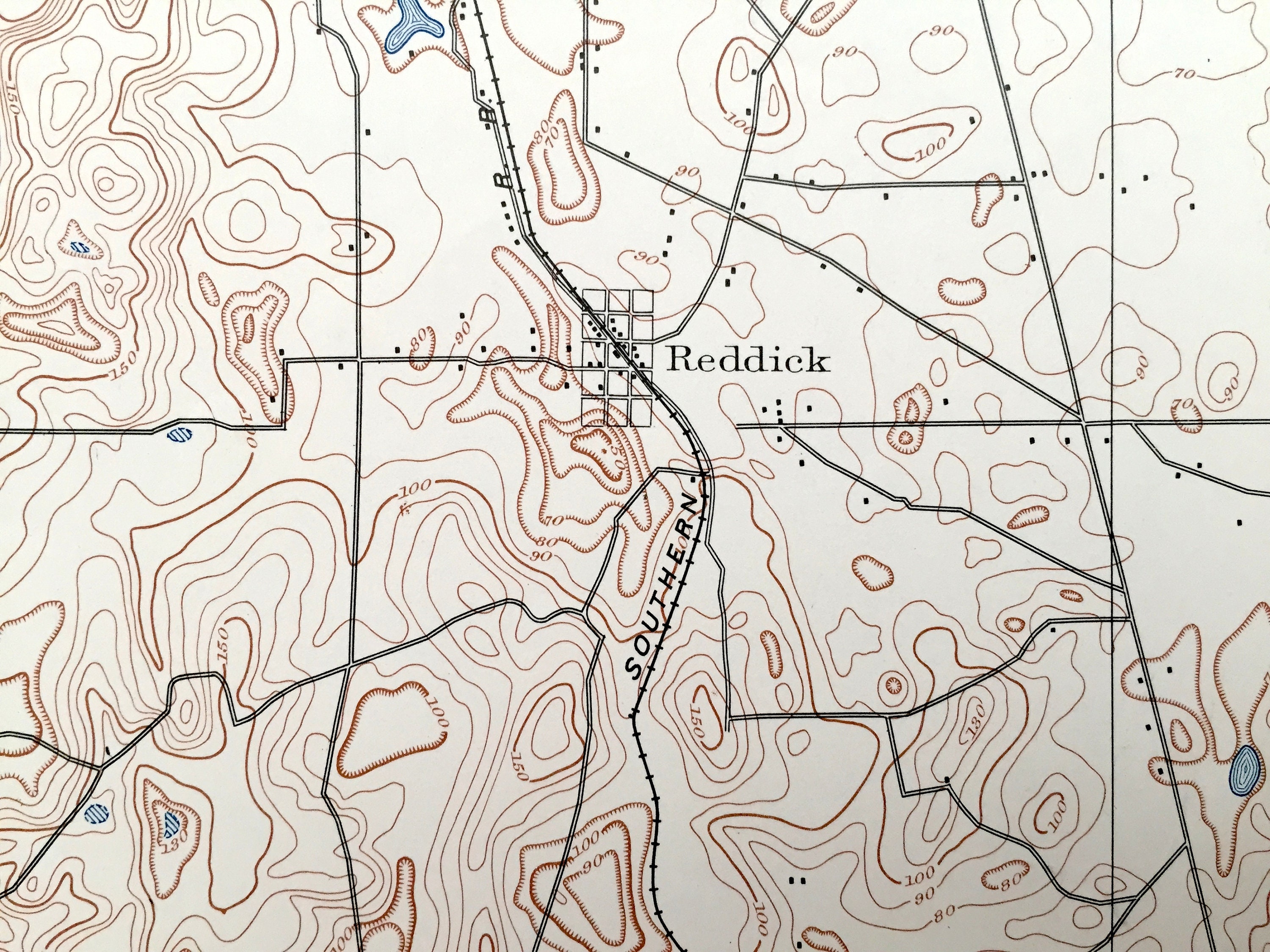 Antique Citra Florida 1893 US Geological Survey Topographic | Etsy