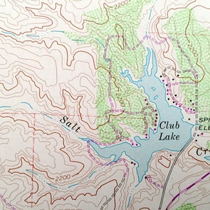 Antique Giles, Texas 1963 US Geological Survey Topographic Map – Club ...