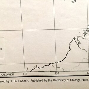 Antique 1924 East Indies Map by J Paul Goode – Viet Nam, Cambodia ...