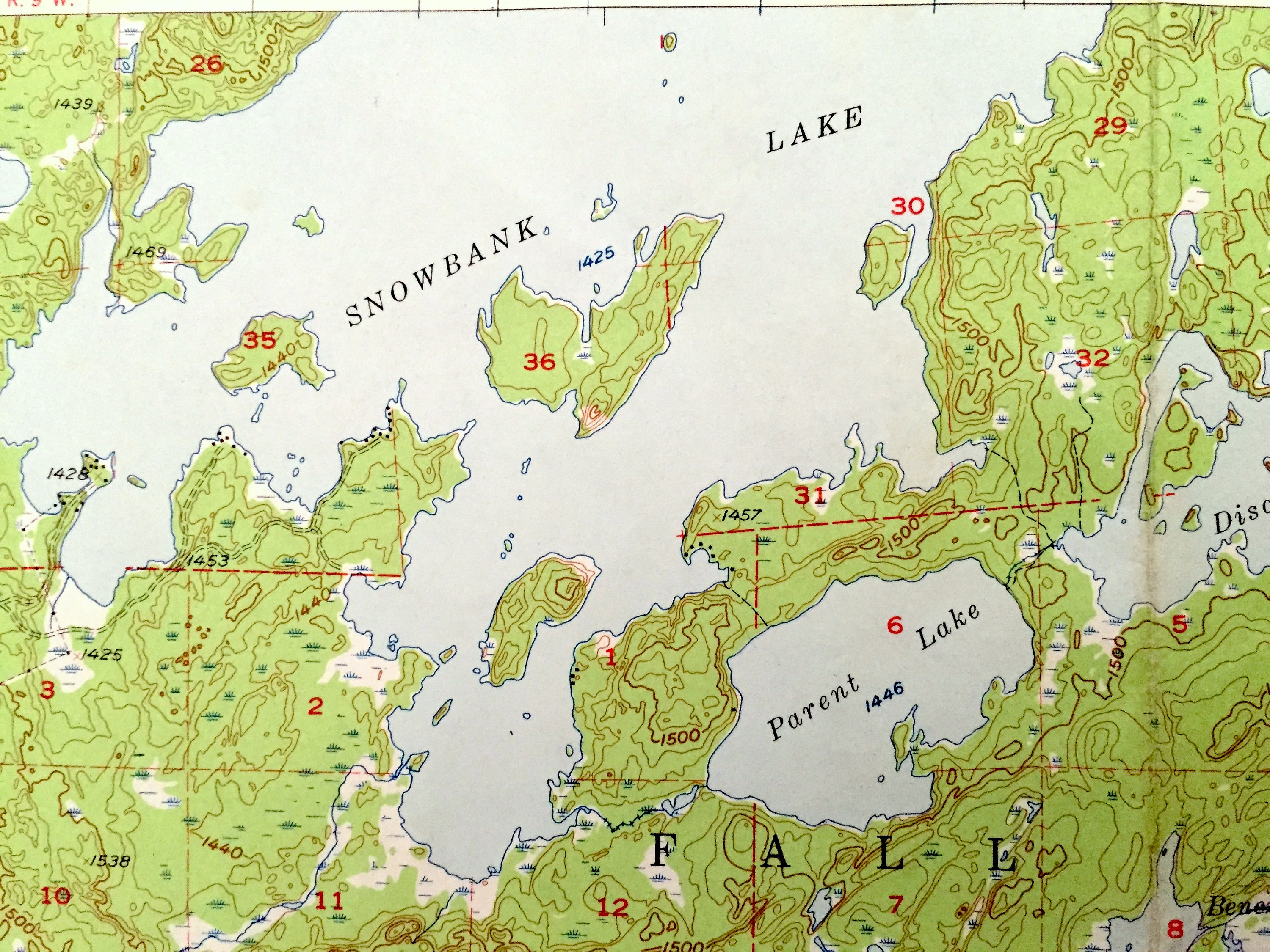 Antique Forest Center Minnesota 1957 US Geological Survey | Etsy