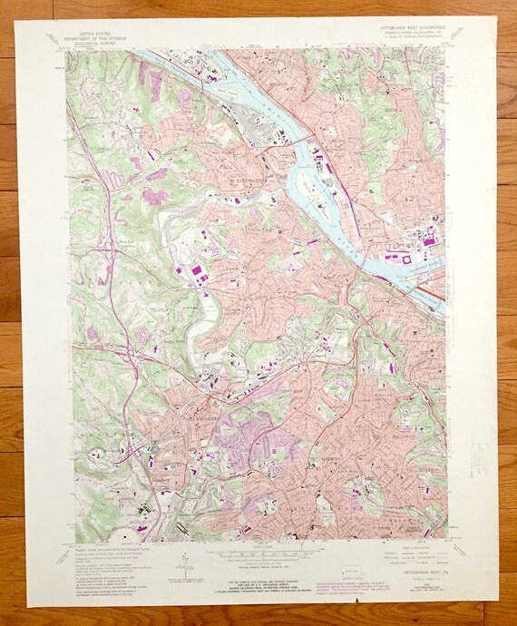Map Of Pleasant Hills Pa