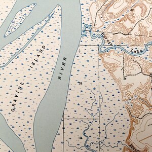 Antique Hurricane, Alabama 1943 US Geological Survey Topographic Map ...