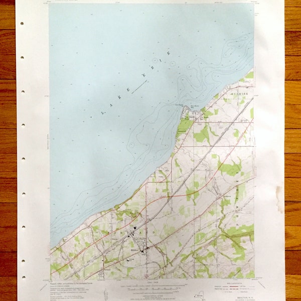 Old Map of Van Buren - Etsy