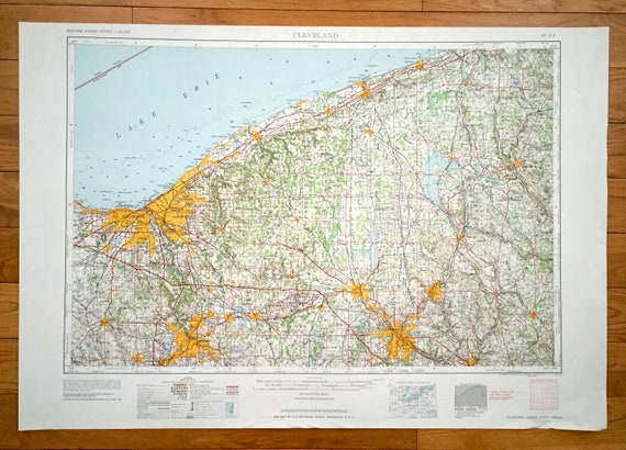 Cleveland Ohio Map Youngstown