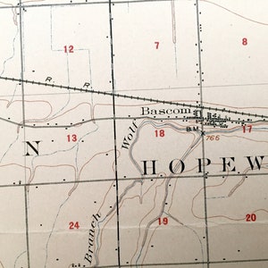 Antique Fostoria, Ohio 1903 US Geological Survey Topographic Map ...