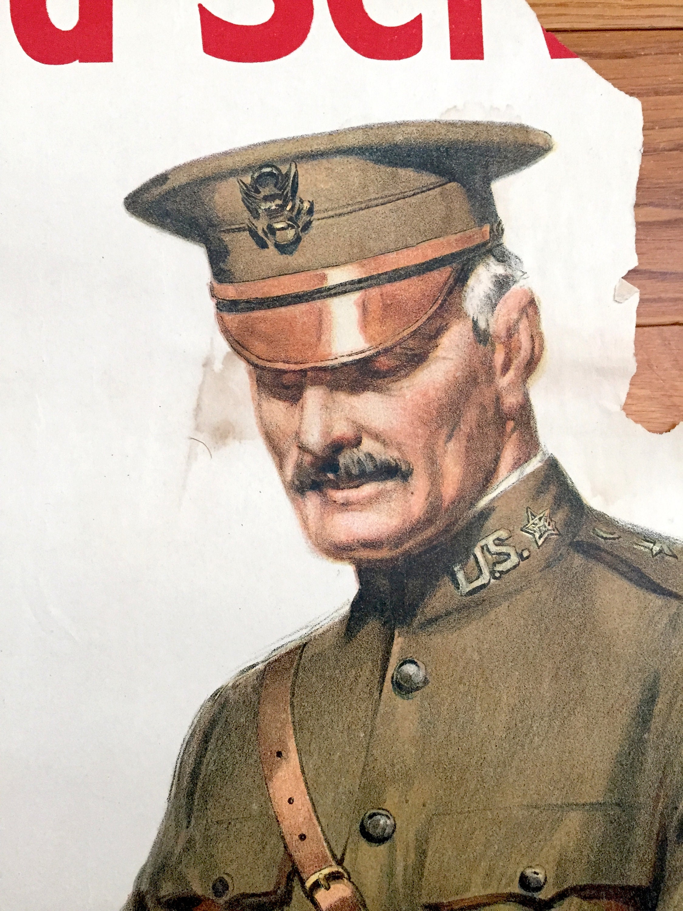 Original 1918 Help Him Win by Saving and Serving WWI Poster – Buy ...