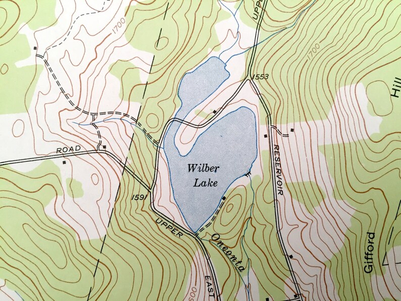 Antique Mt. Vision New York 1943 US Geological Survey - Etsy
