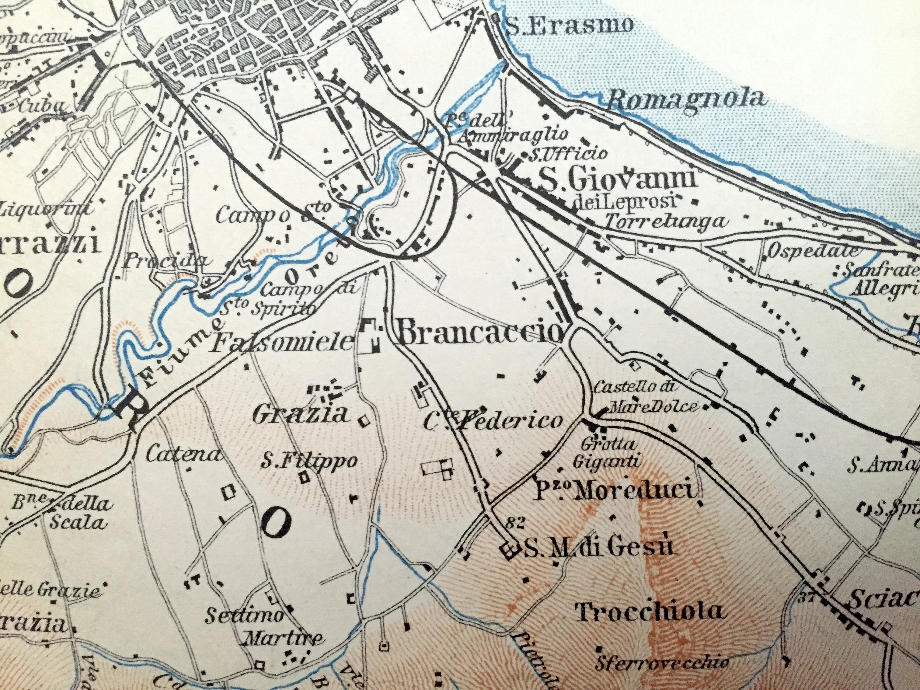 Map Of Italy Rubicon River