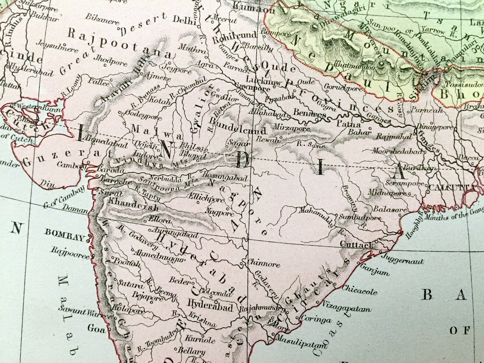 Antique 1888 Asia Map From A & C Black's World Atlas – China, Russia ...