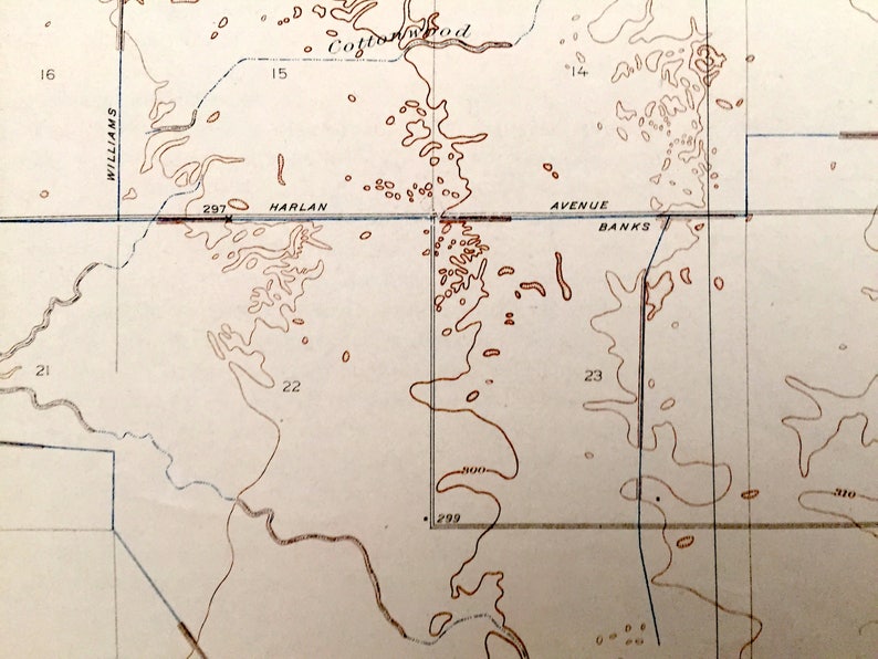 Antique Monson California 1927 US Geological Survey - Etsy
