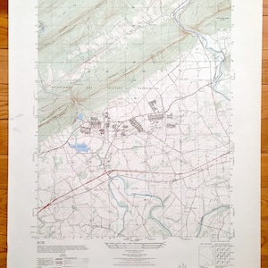 Antique Indiantown Gap, Pennsylvania 1947 US Geological Survey ...