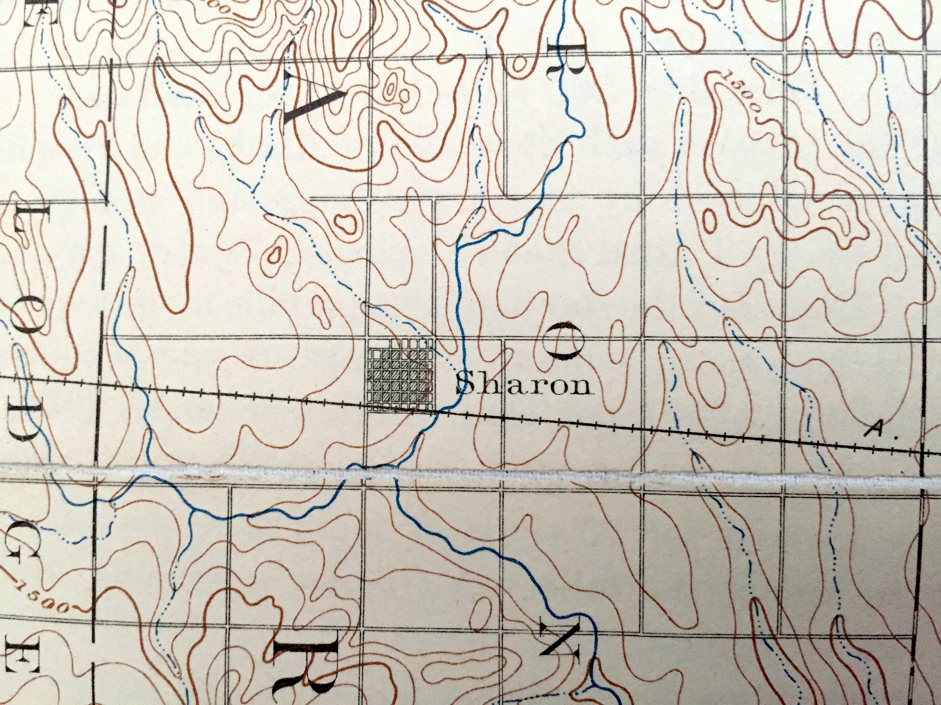 Antique Anthony Kansas 1891 US Geological Survey Topographic | Etsy