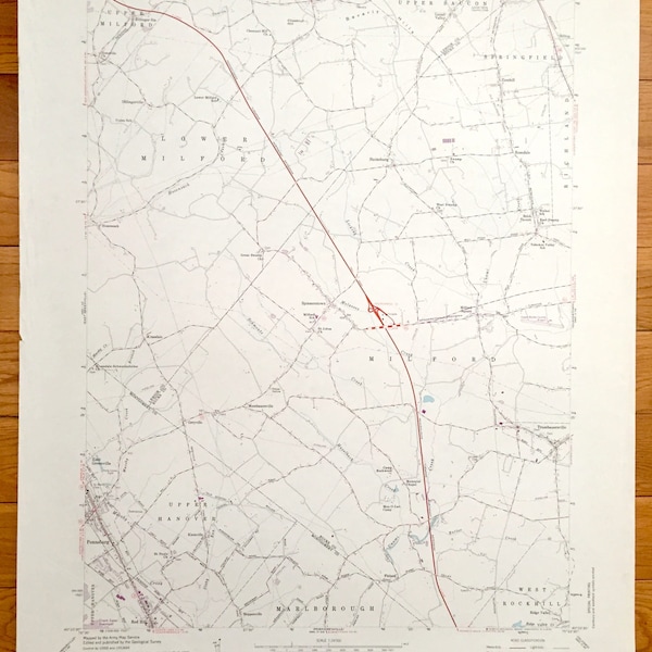 Map of Hanover Pa - Etsy