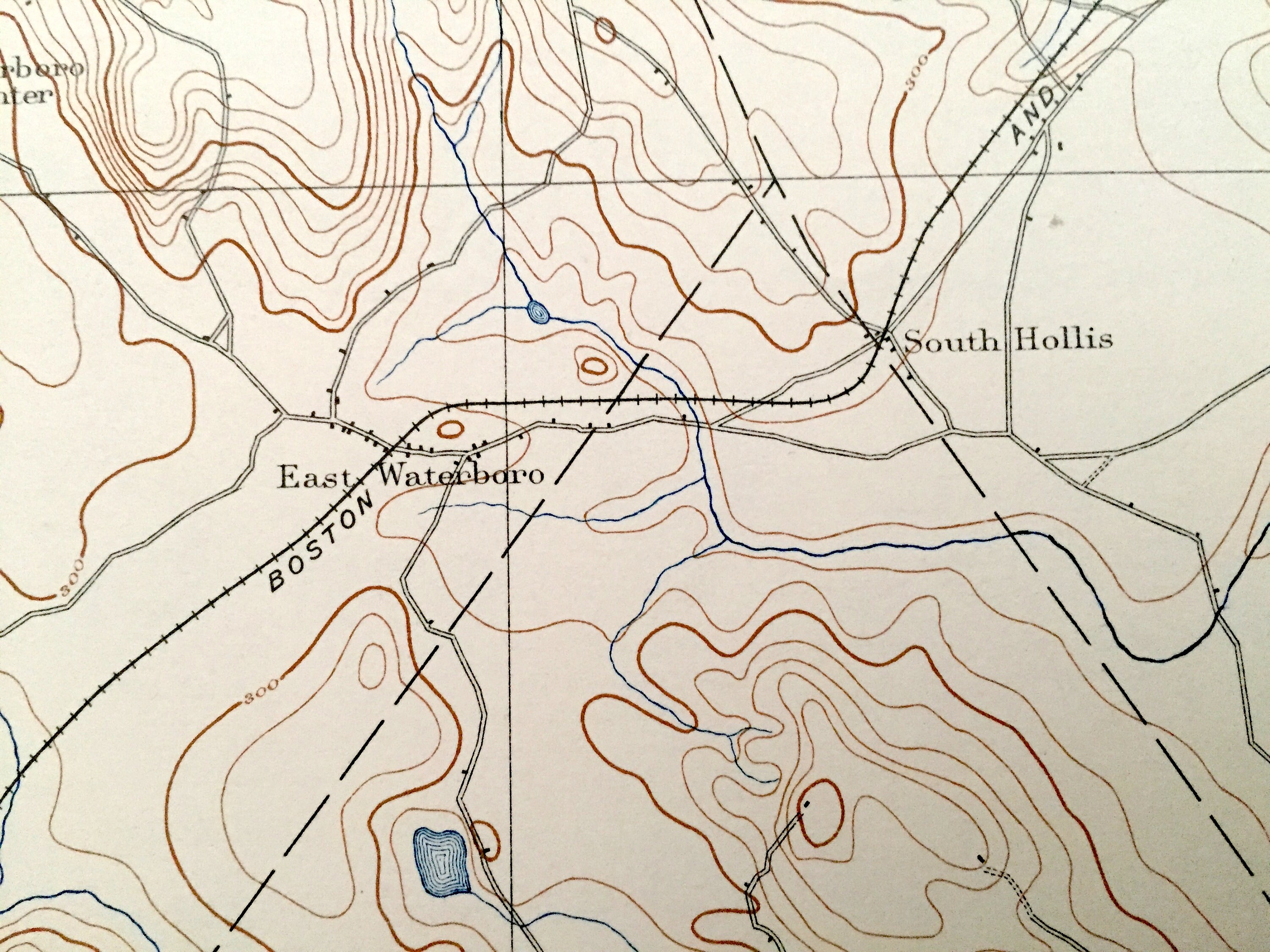 Antique Buxton Maine 1892 US Geological Survey Topographic - Etsy Australia