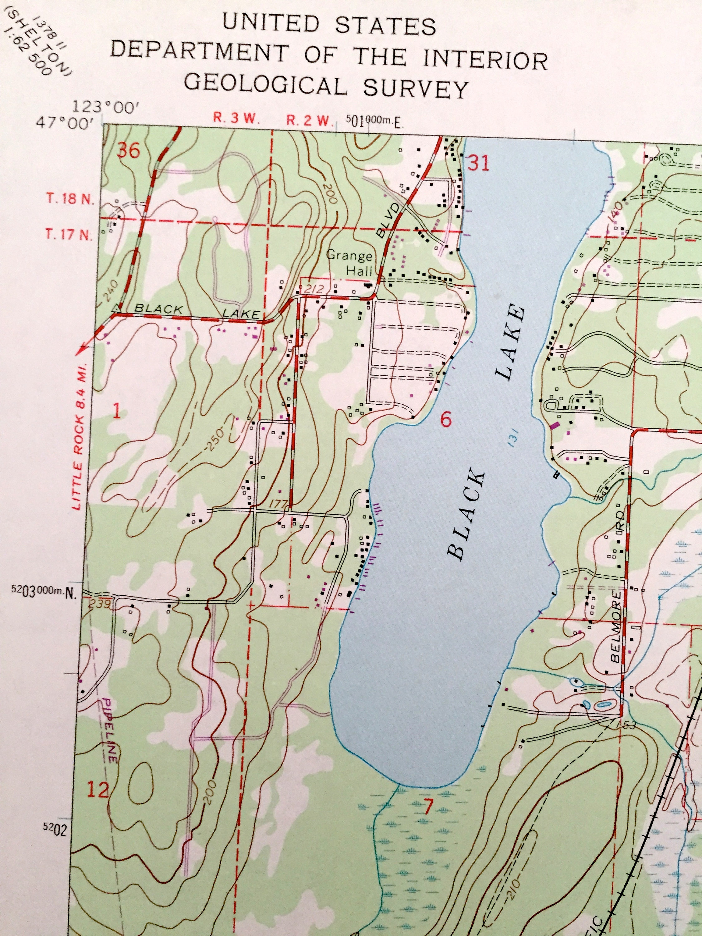 Antique Maytown Washington 1959 US Geological Survey - Etsy