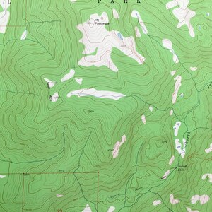 Antique Grand Lake, Colorado 1958 US Geological Survey Topographic Map ...