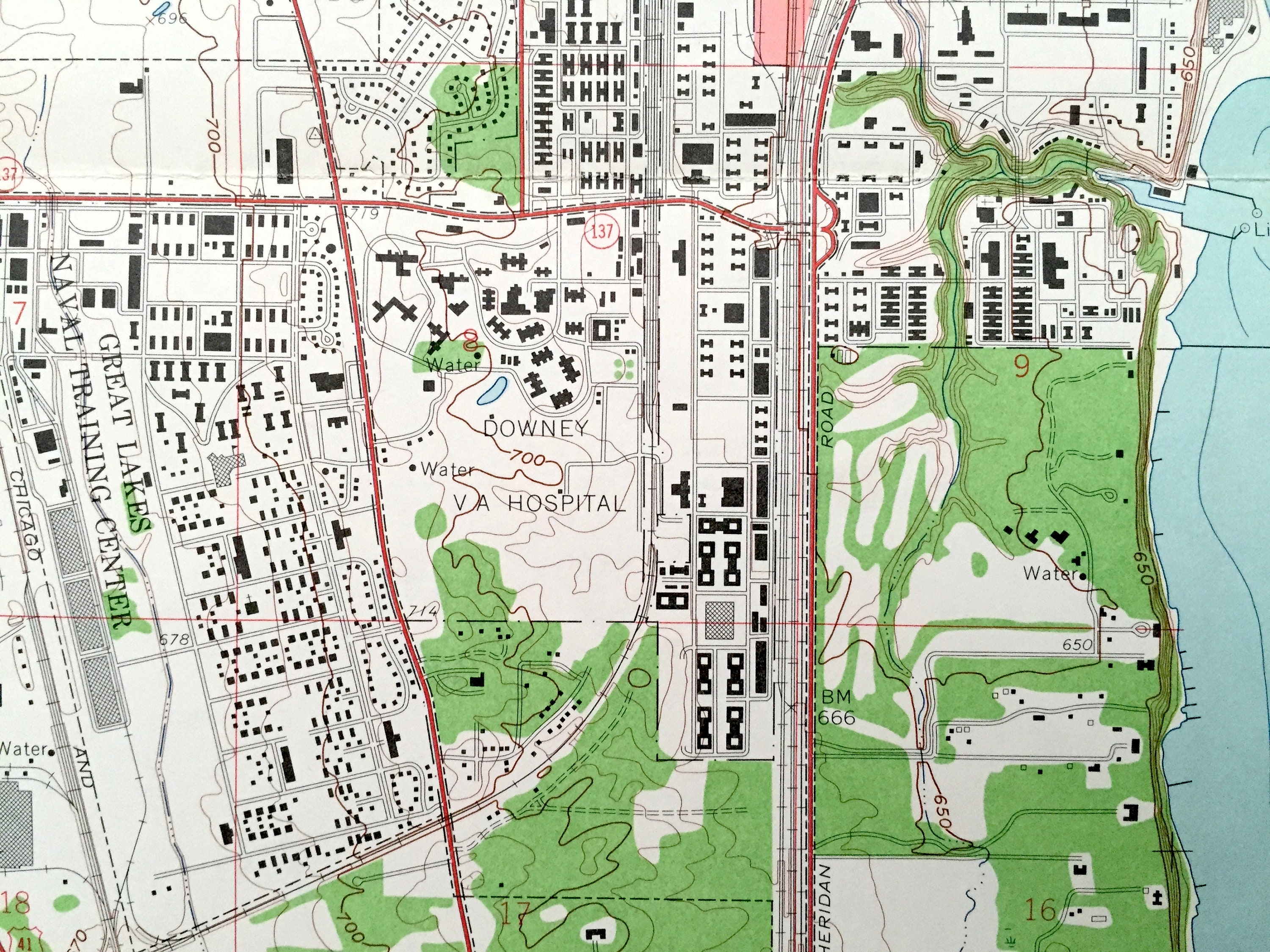 Antique Zion Illinois 1960 US Geological Survey Topographic | Etsy