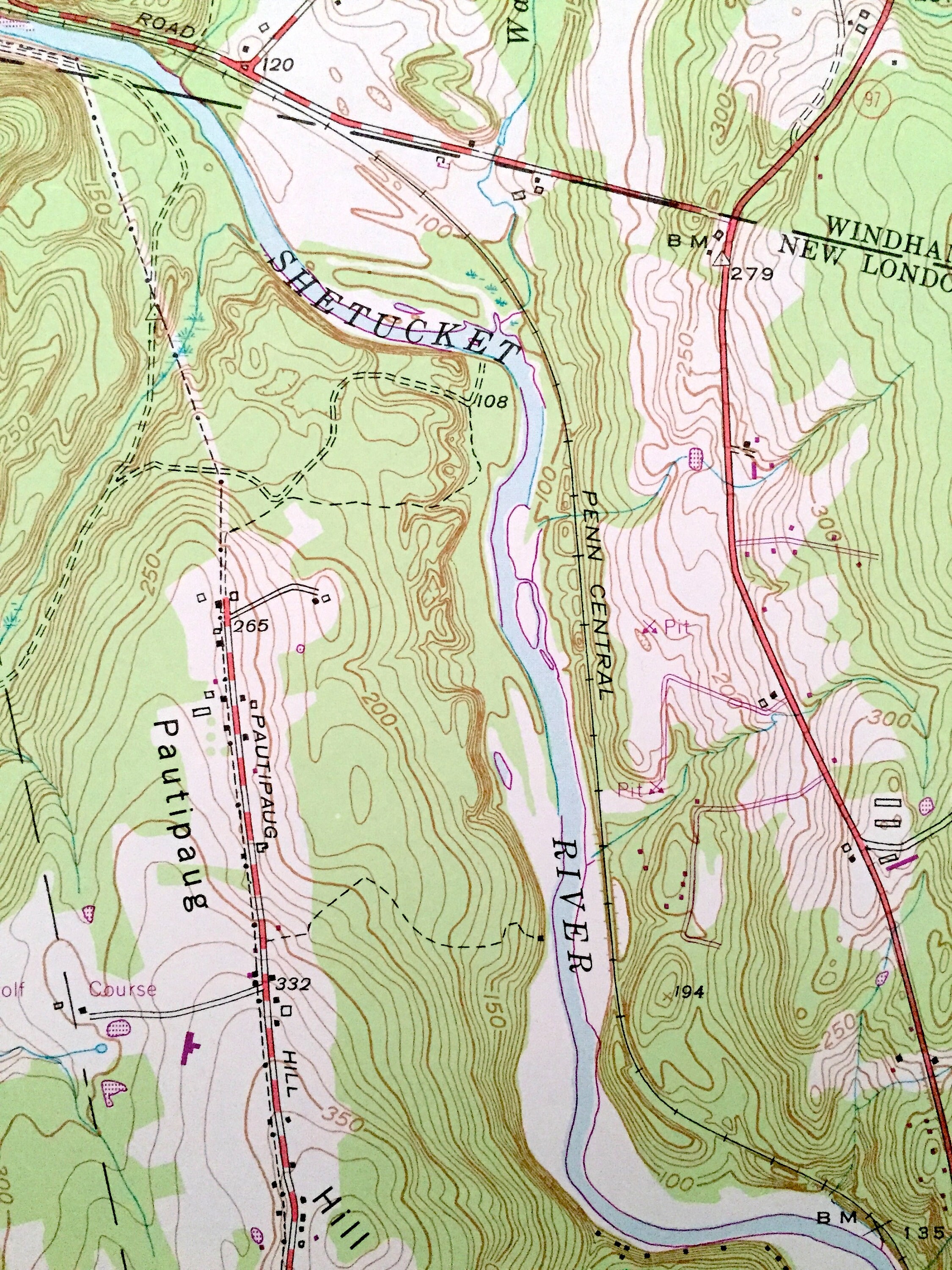 Antique Scotland Connecticut 1953 US Geological Survey - Etsy UK