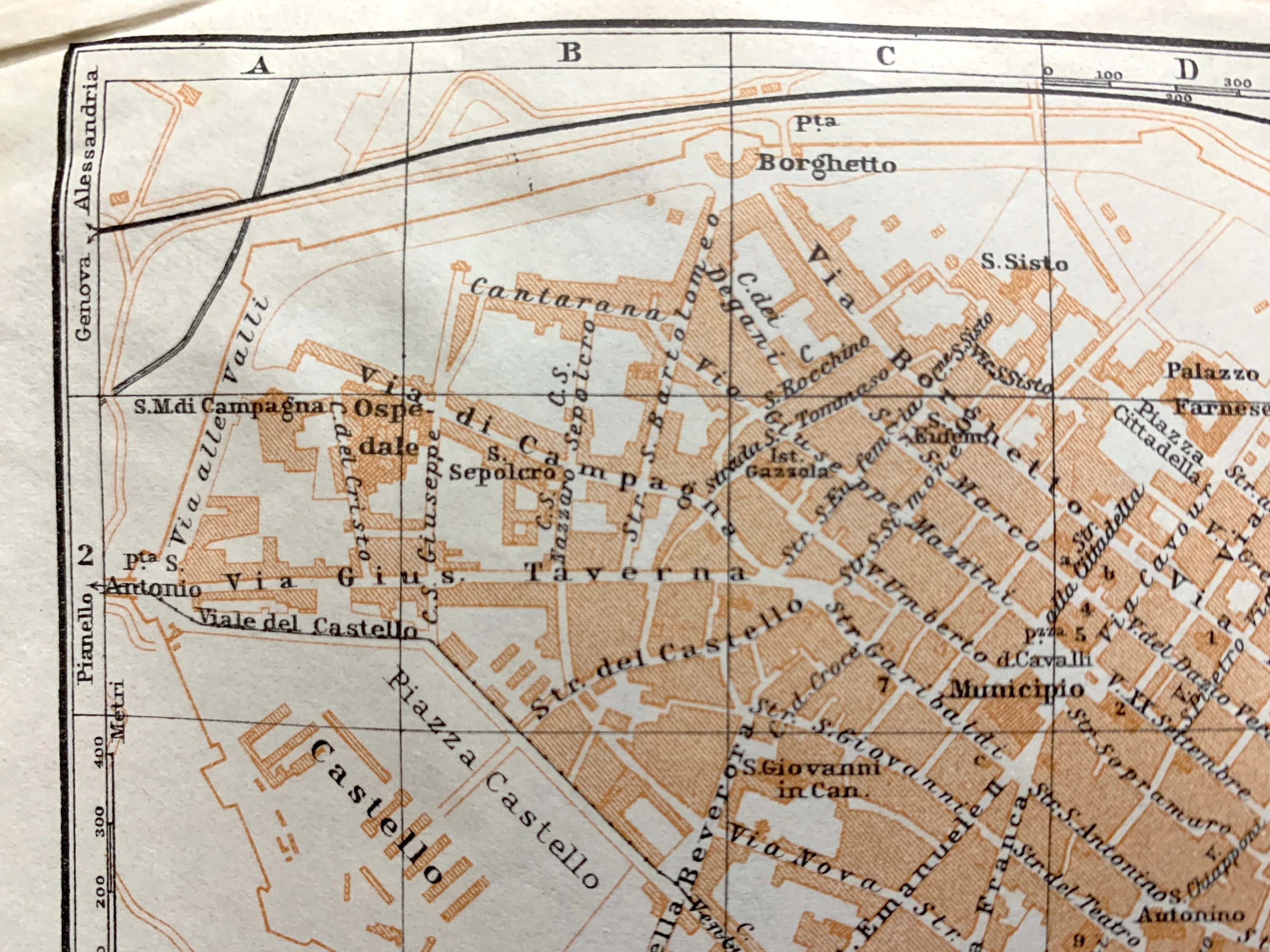 Albesani Piacenza Map