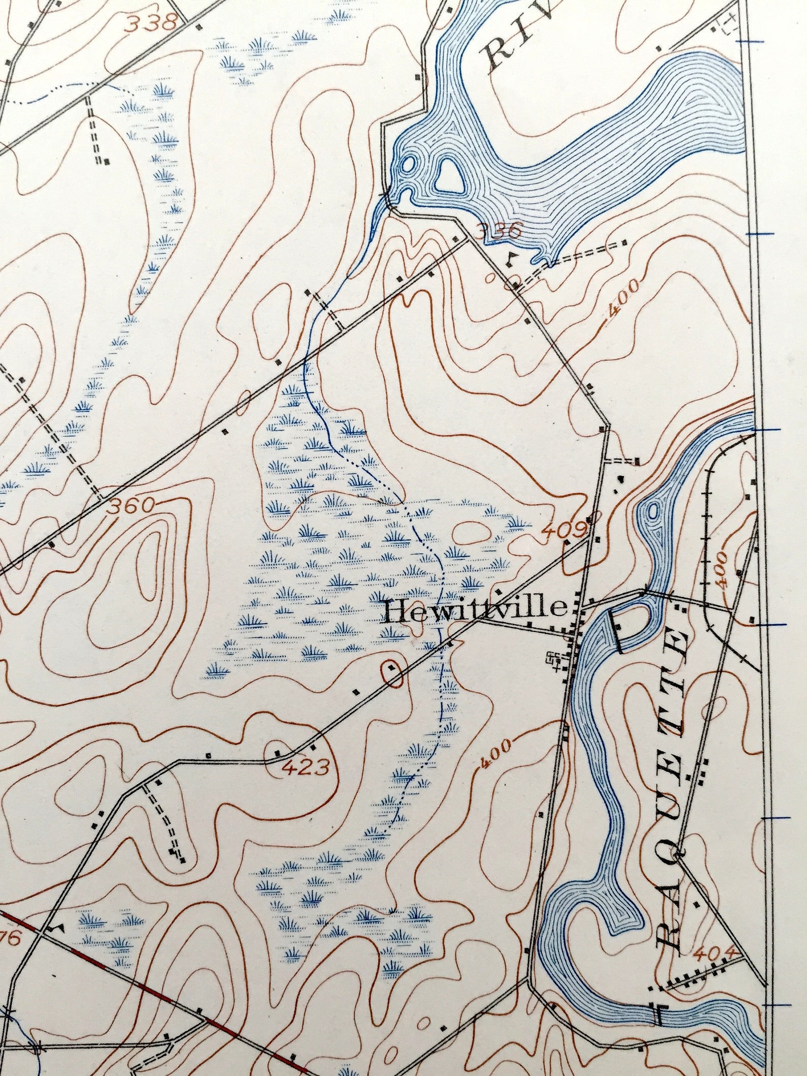 Antique Canton New York 1910 US Geological Survey Topographic | Etsy