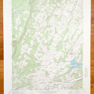 Antique Schellsburg, Pennsylvania 1971 US Geological Survey Topographic ...