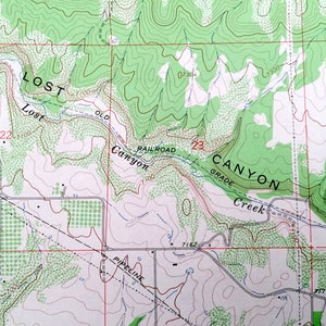 Antique Dolores East, Colorado 1965 US Geological Survey Topographic ...