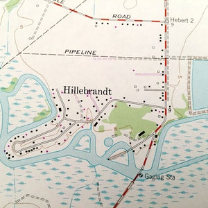 Antique Port Acres, Texas 1962 US Geological Survey Topographic Map ...