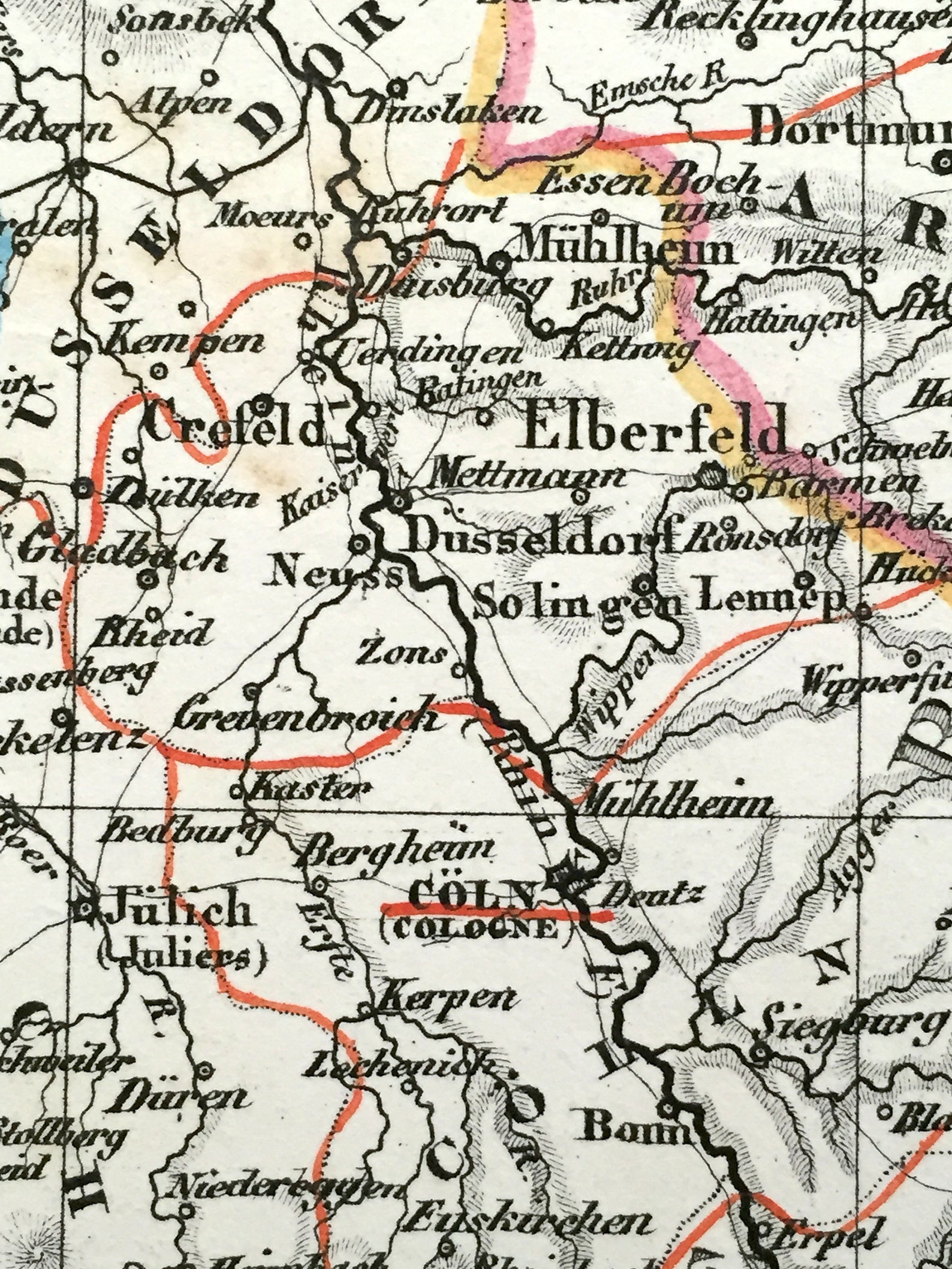 Antique 1832 Ancient Germany Map From JG Heck's Atlas | Etsy
