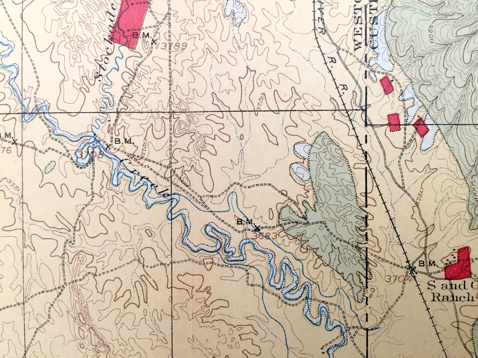 Antique Newcastle Wyoming 1899 US Geological Survey - Etsy