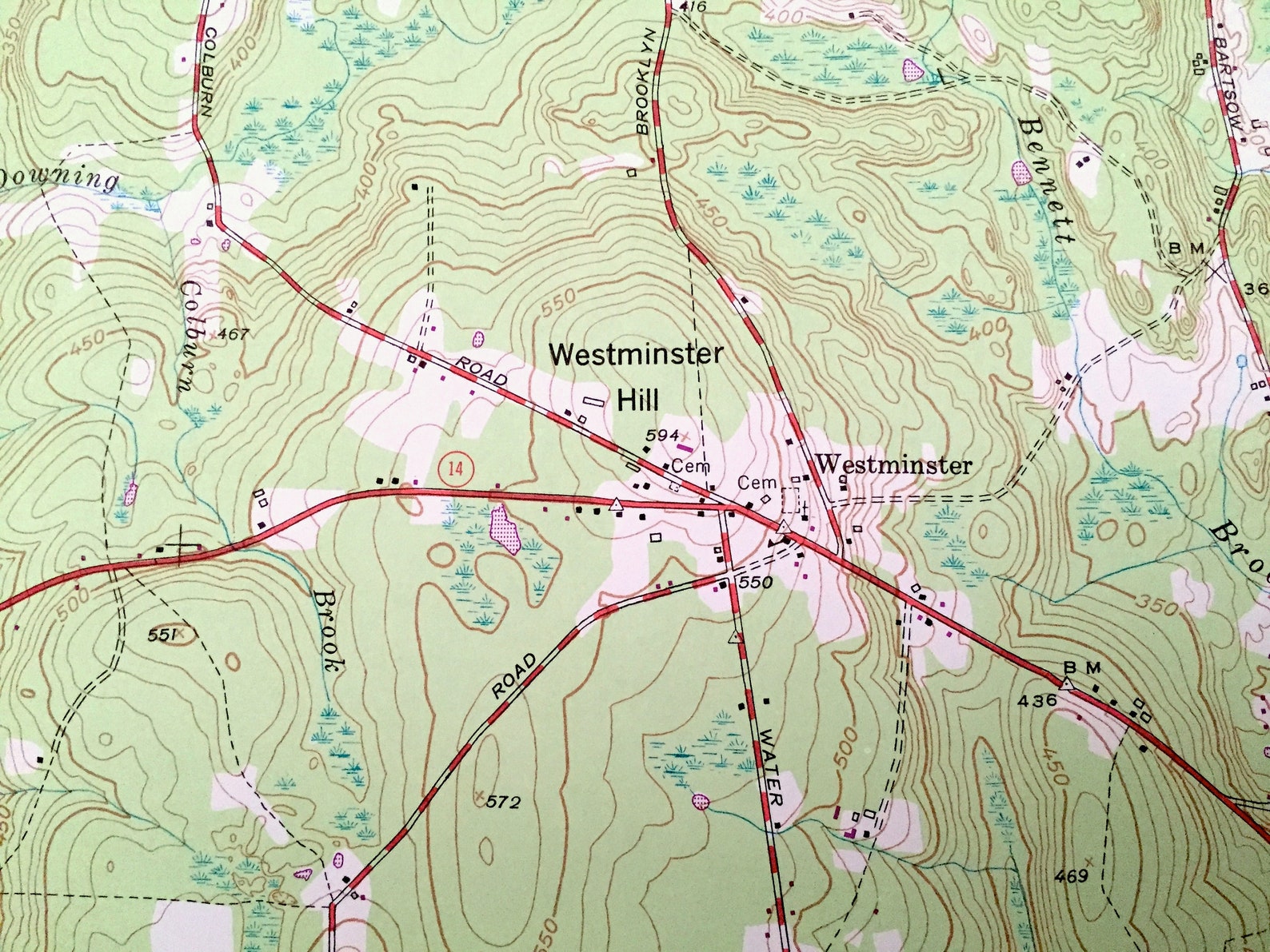 Antique Scotland Connecticut 1953 US Geological Survey | Etsy