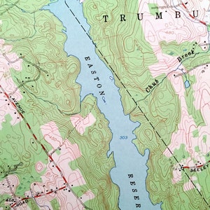 Antique Botsford, Connecticut 1959 US Geological Survey Topographic Map ...