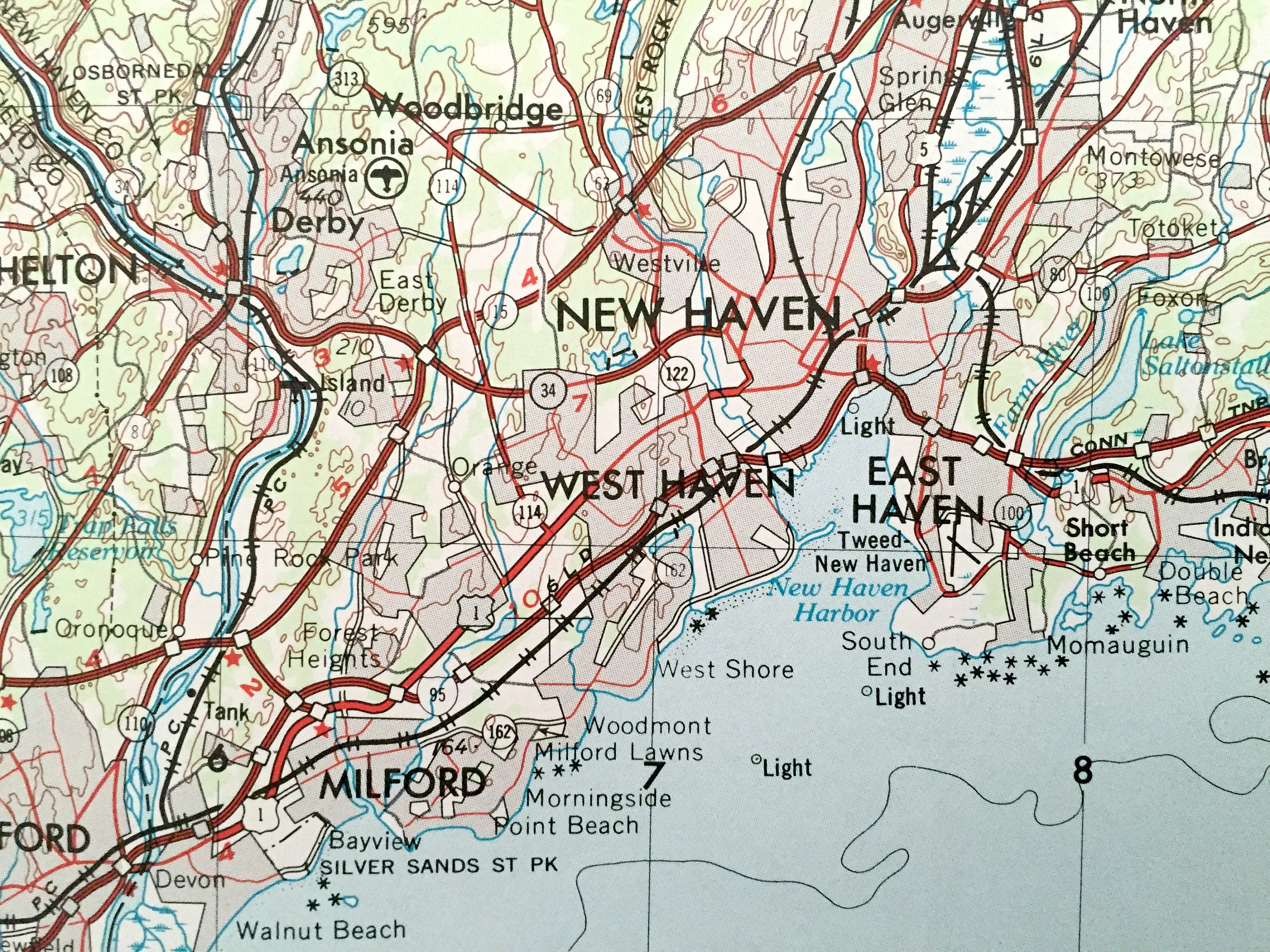 Antique Connecticut 1962 US Geological Survey Topographic Map | Etsy