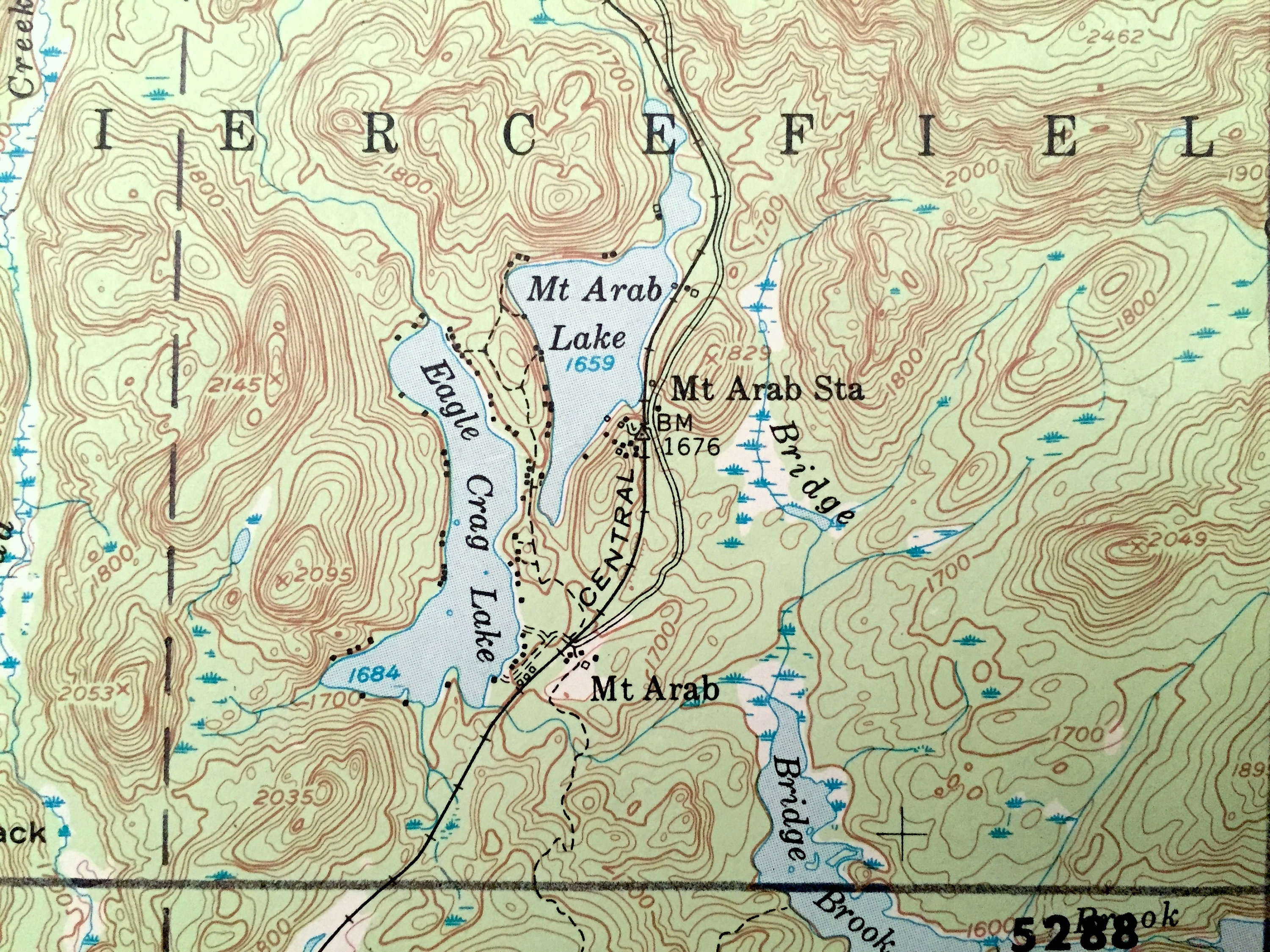 Antique Tupper Lake, New York 1954 US Geological Survey Topographic Map ...