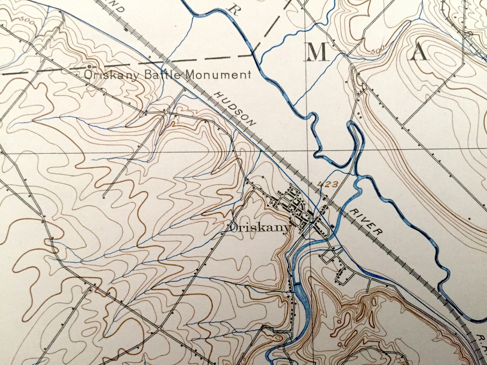 Antique Oriskany New York 1898 US Geological Survey - Etsy