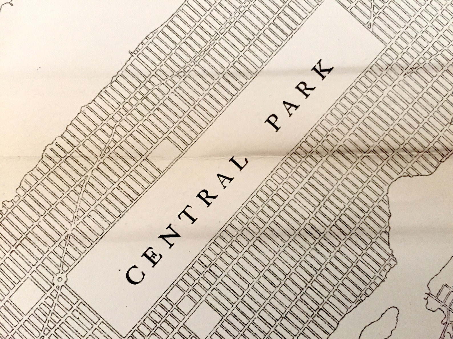 Antique New York City Map From 1880 Census Manhattan - Etsy