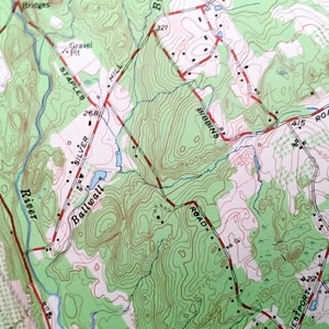 Antique Botsford, Connecticut 1959 US Geological Survey Topographic Map ...