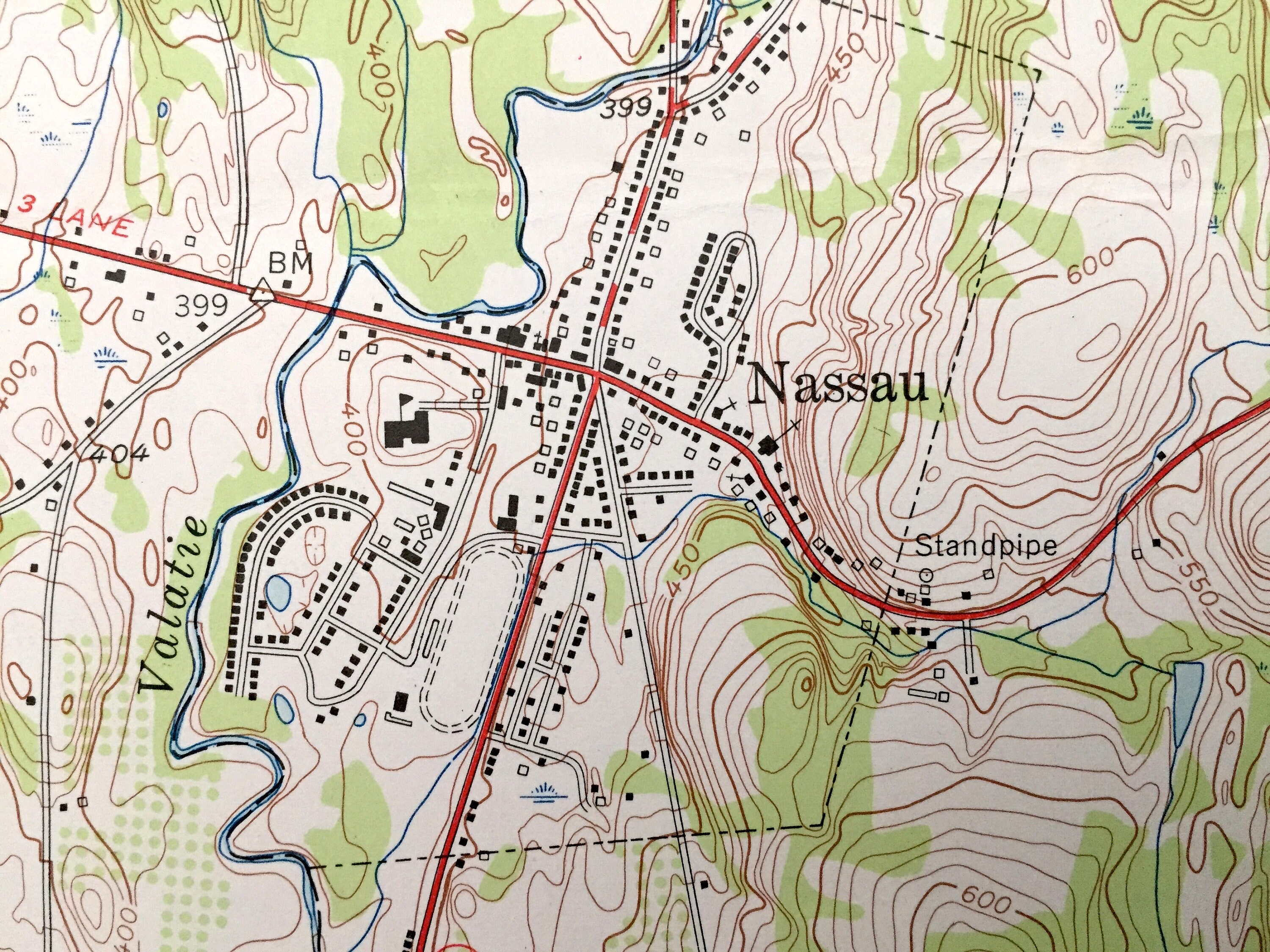 Antique Nassau New York 1953 US Geological Survey Topographic - Etsy UK