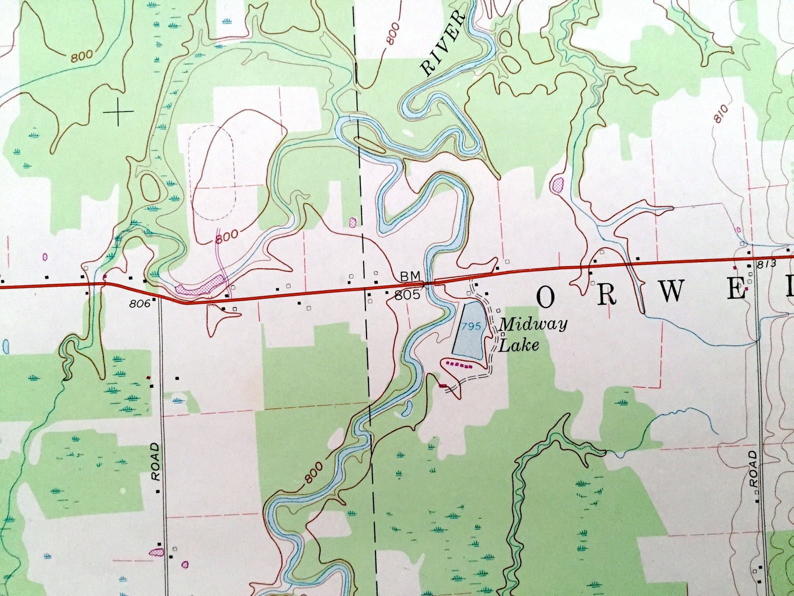 Antique Windsor Ohio 1959 US Geological Survey Topographic - Etsy