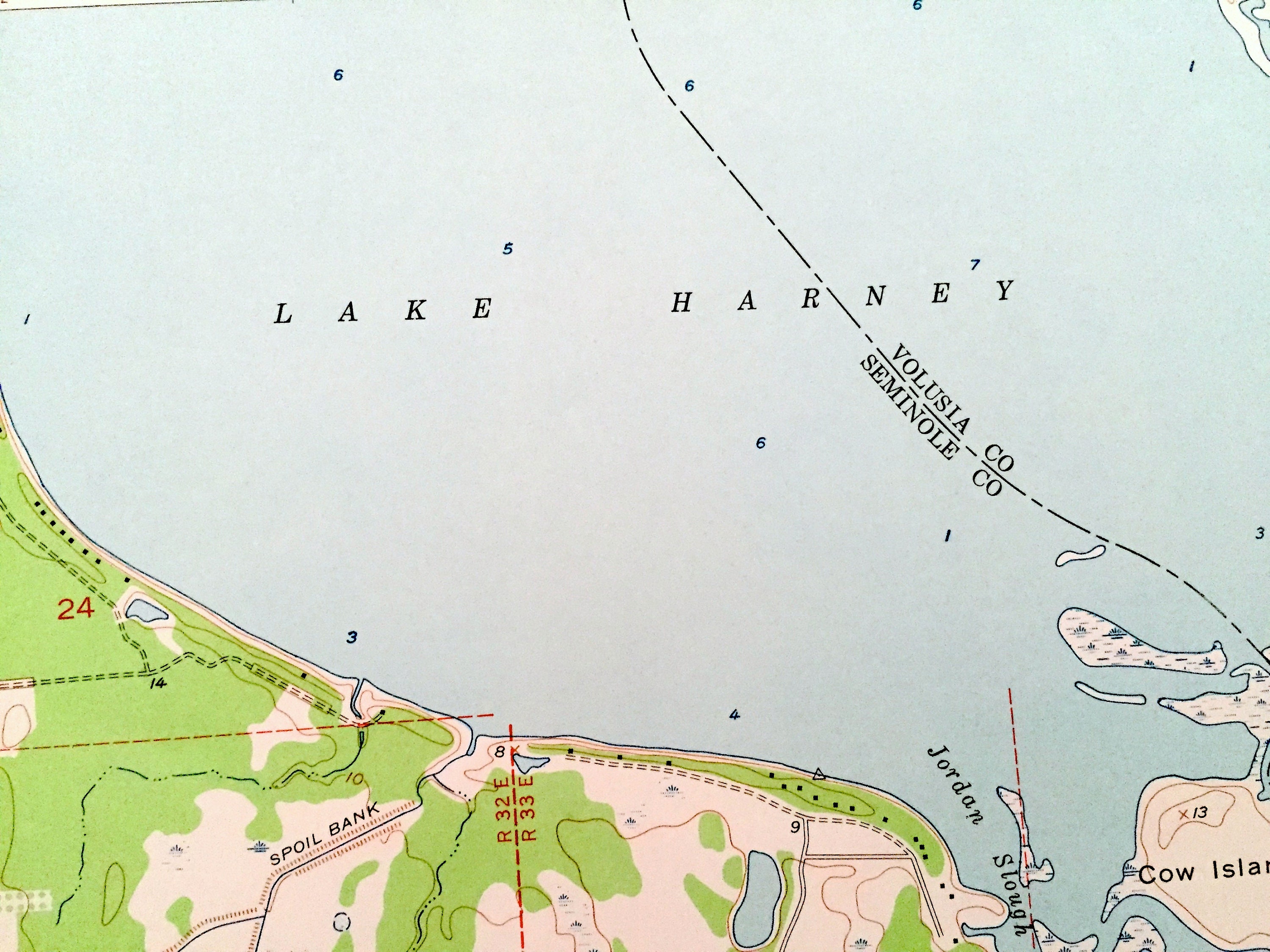 Antique Geneva Florida 1953 US Geological Survey Topographic - Etsy