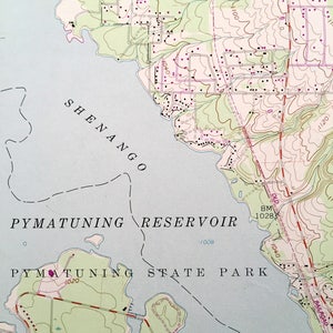 Antique Hartstown, Pennsylvania 1959 US Geological Survey Topographic ...
