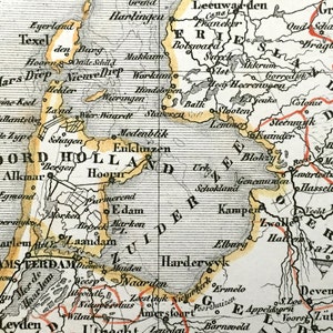 Antique 1832 Ancient Germany Map From JG Heck's Atlas Géographique ...