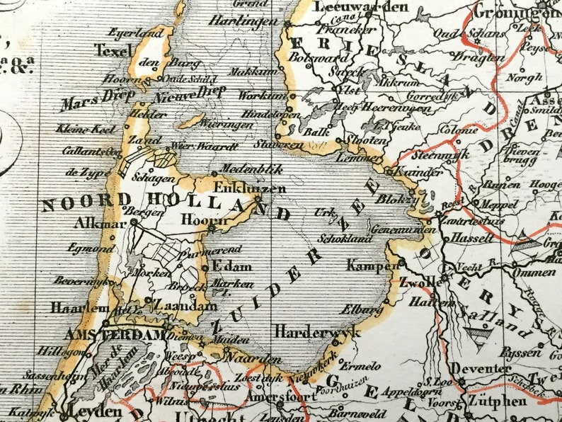 Antique 1832 Ancient Germany Map From JG Heck's Atlas | Etsy