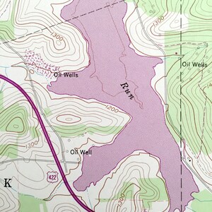 Antique Prospect, Pennsylvania 1961 US Geological Survey Topographic ...