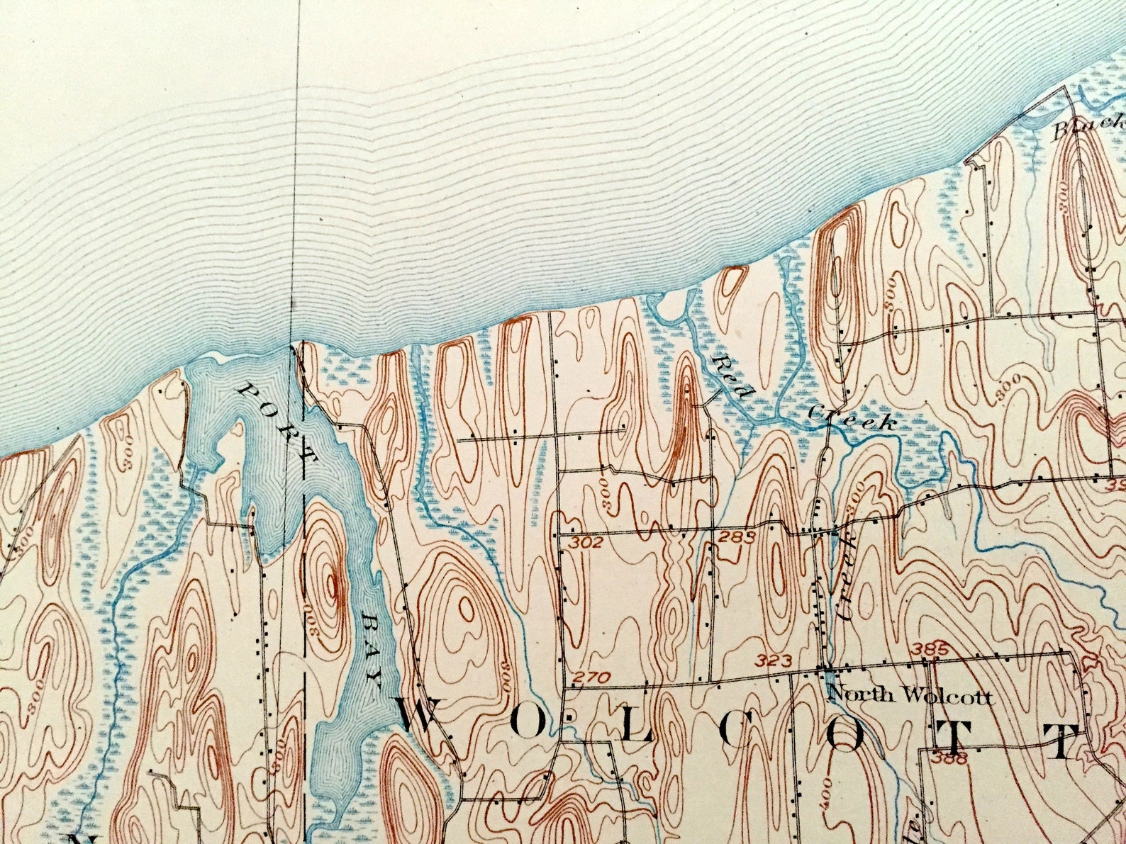 Antique Sodus Bay, New York 1902 US Geological Survey Topographic Map ...