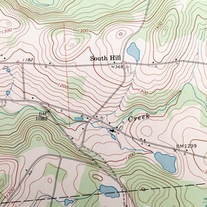 Antique Rome, Pennsylvania 1967 US Geological Survey Topographic Map ...